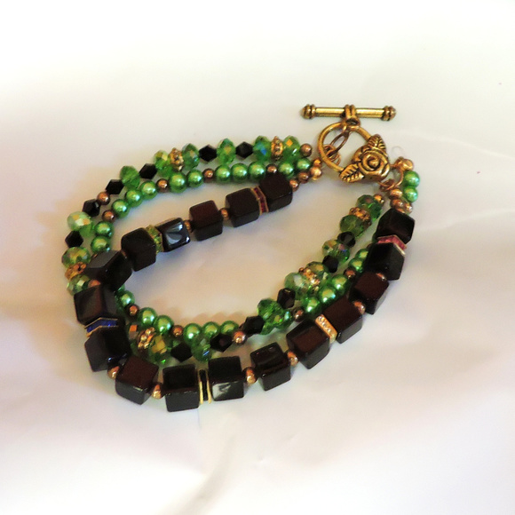 Hand Crafted | Jewelry | Handcrafted 8 Long Multi Strand Bracelet ...